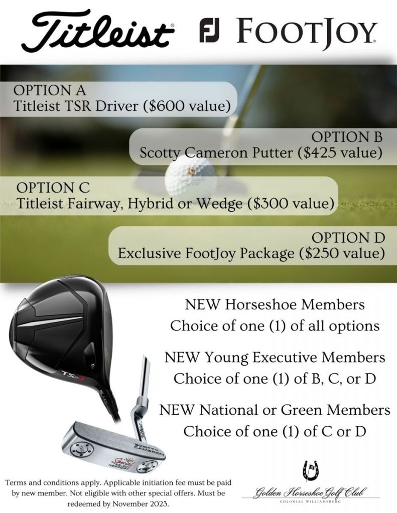 Member's Only - Referral Program - Golden Horseshoe Golf Club - Gold Course